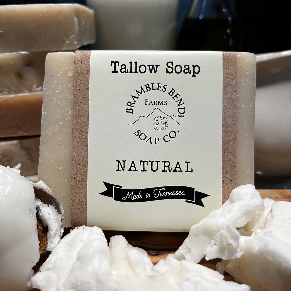 Natural Tallow Soap - Brambles Bend Farms Soap Company